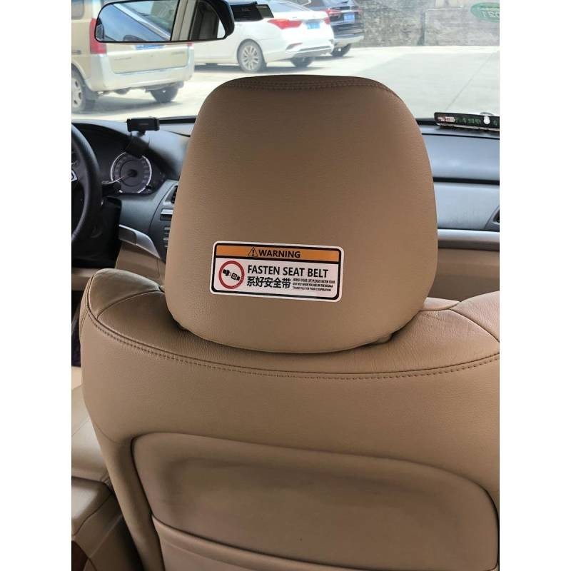 Bumper Stickers Please Fasten Your Seat Belt Warning Car Stickers ...