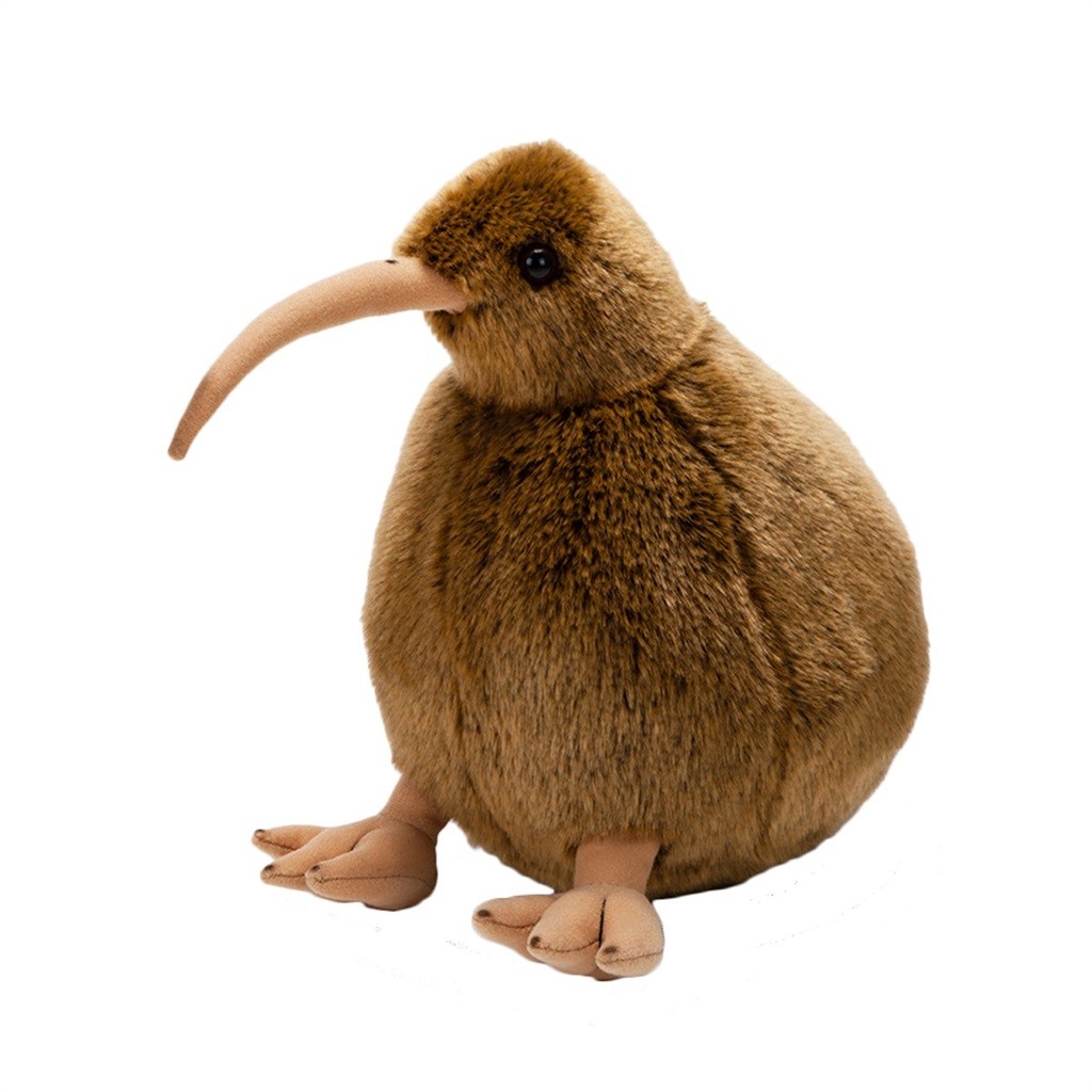 Kiwi Bird Plush Toy Realistic Furry Kiwi Bird Stuffed Animal, Soft Fluffy Like Real Bird Hugging ...