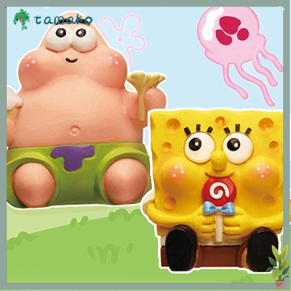 TAMAKO Box, PVC SpongeBob Model Doll, Black Myth Wukong Sanrios Desktop ...