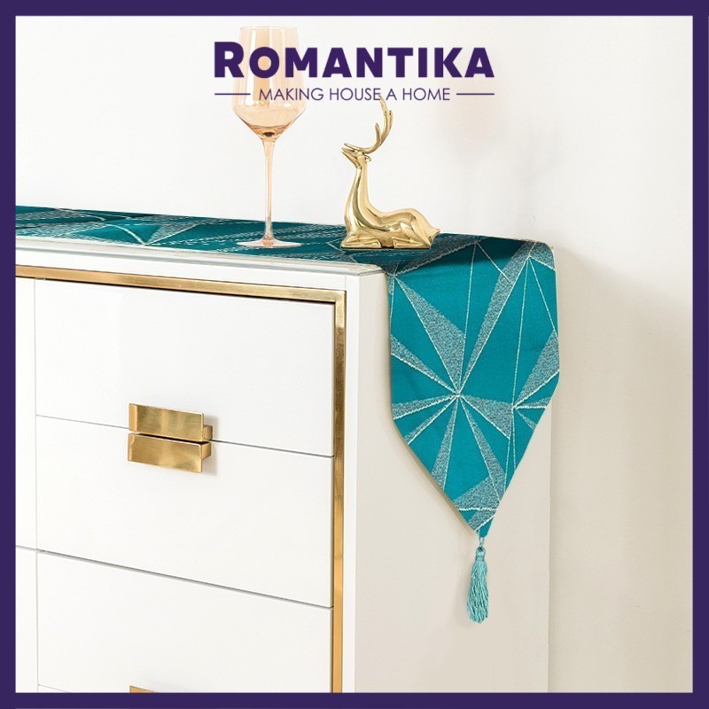 Romantika Table Runner 2m with Tassel Luxury European Style Table Decor ...