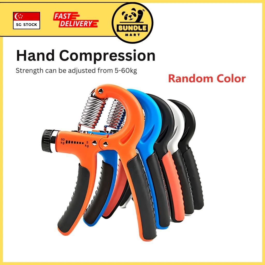 (BundleMart) Hand Compression Exercise Tool Hand Grip Adjustable 5-60Kg ...