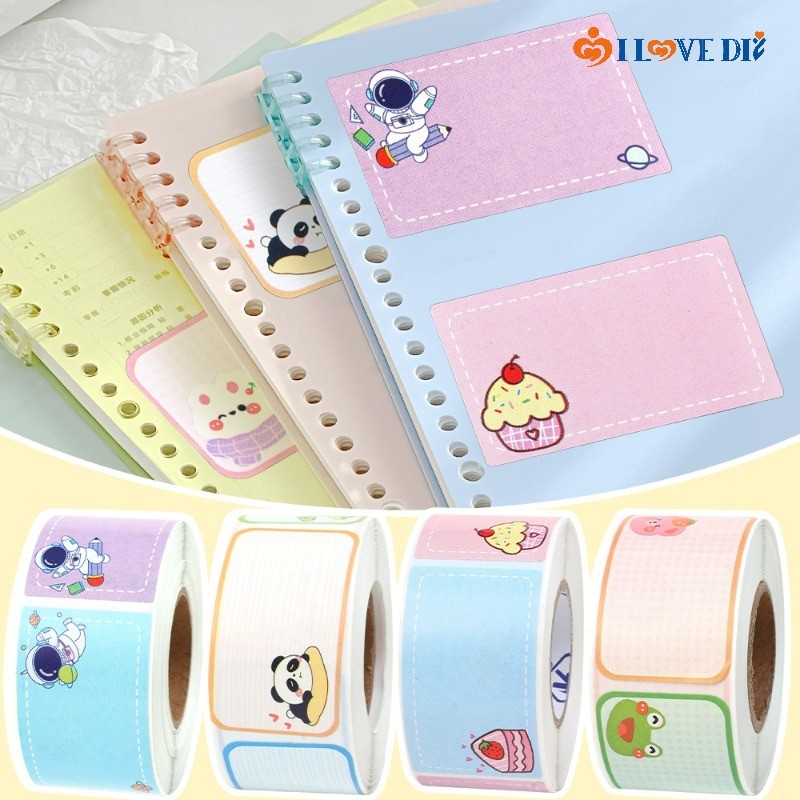 280Pcs/Roll DIY Classification Label Stickers - Cartoon Self-adhesive ...