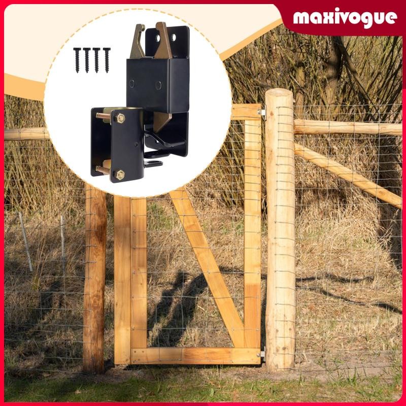 [Maxivogue] Two Way Lockable Gate Latch Hardware Metal for Round Square ...