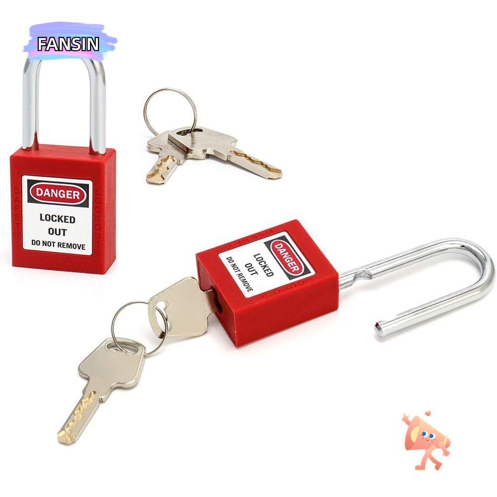 FANSIN1 Red Loto Locks, Stainless Steel Red Lockout Tagout Locks, High ...