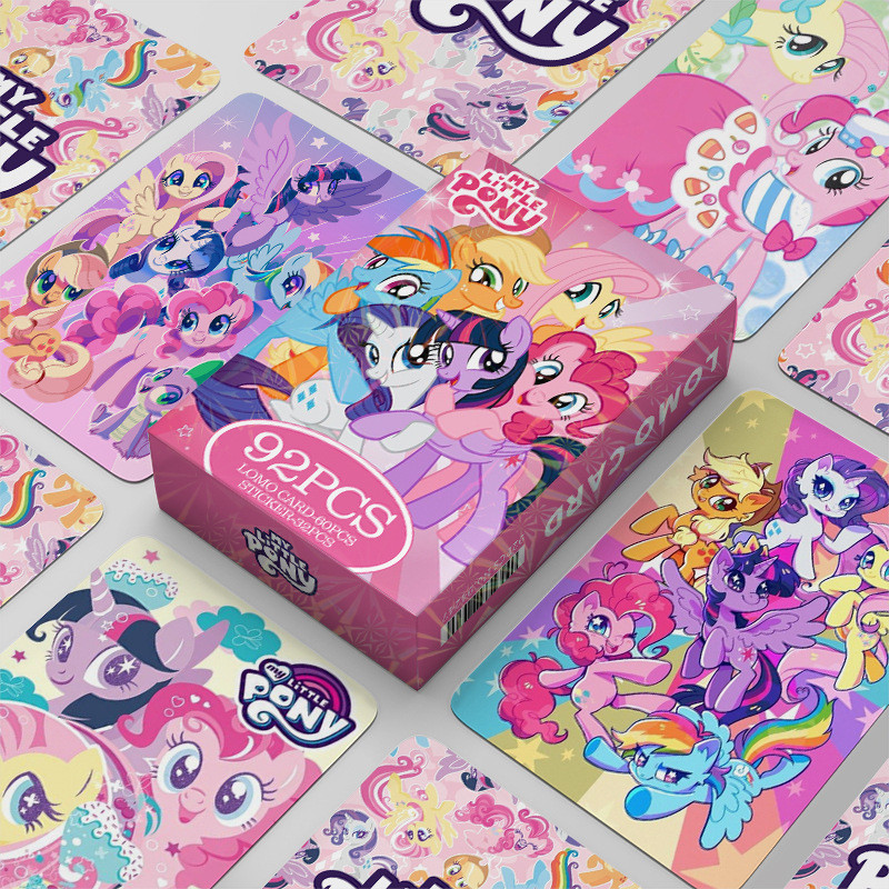 10-92pcs Anime Manhwa Manga Melody My Little Pony Death Note Lomo Cards ...