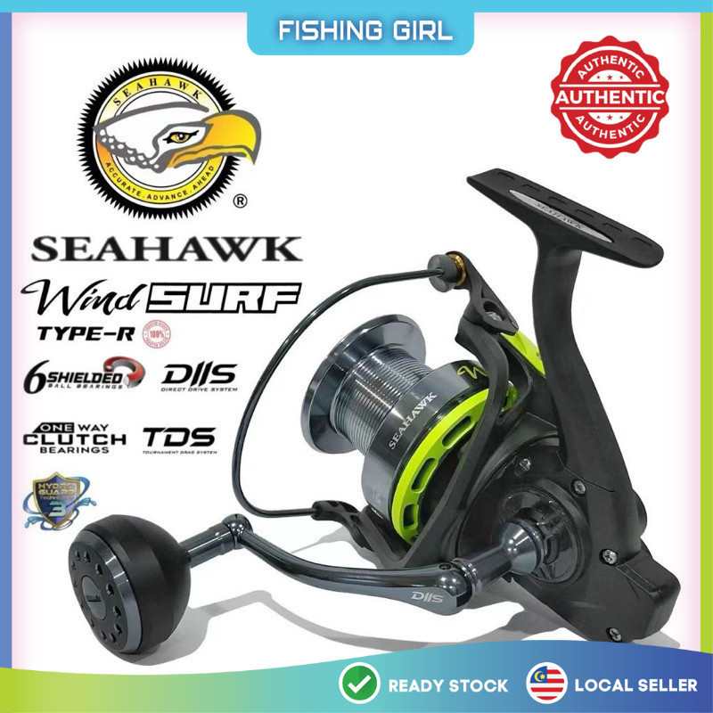 SEAHAWK WINDSURF 6000 TYPE R SURF REEL 🔥Ready Stock🔥 100% Original🔥 ...