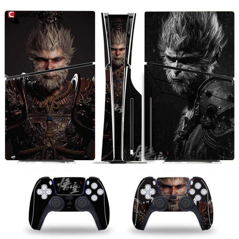 ColorCoral Black Myth Wukong for PS5 slim Game Handle Gaming Console ...
