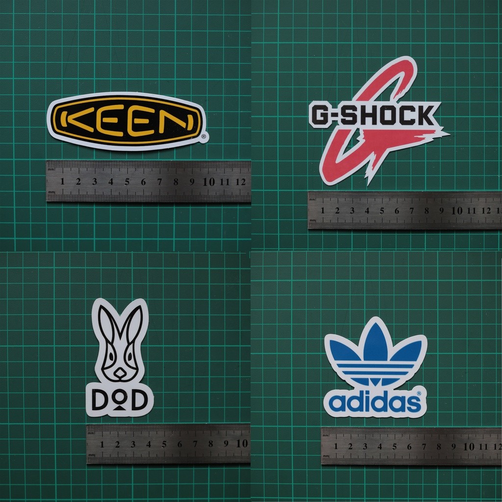Sticker ( Keen, G-shock, Dod, Adidas ) | Shopee Singapore
