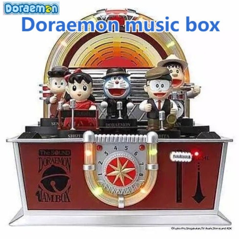 Lucky Doraemon Cartoon Music Box Ornament Desk Decor Special Offer ...