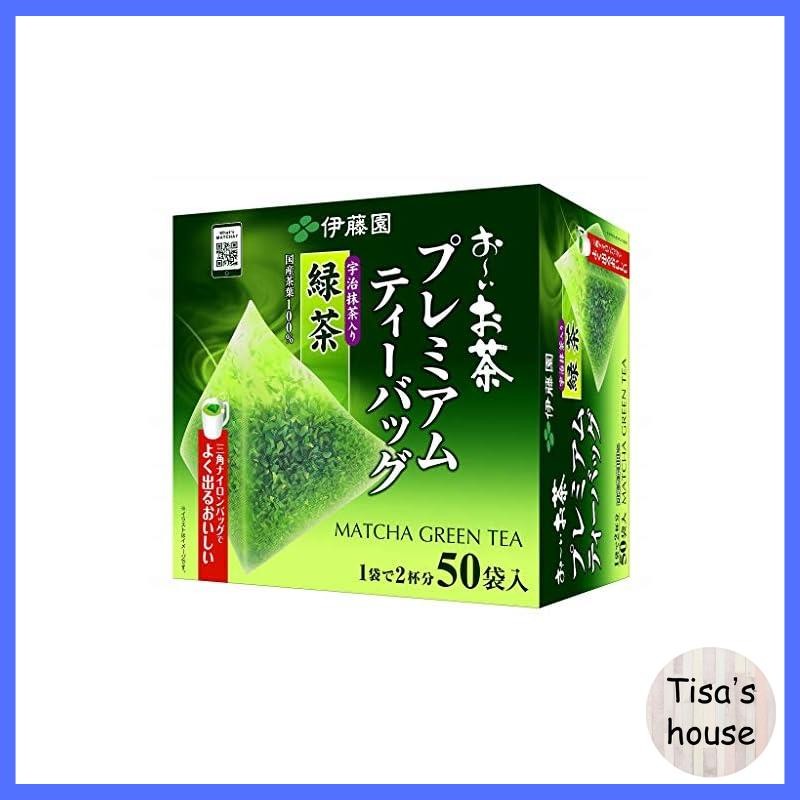 Itoen Oi Ocha Premium Tea Bags, Uji Matcha Green Tea, 50 bags x 3 boxes ...