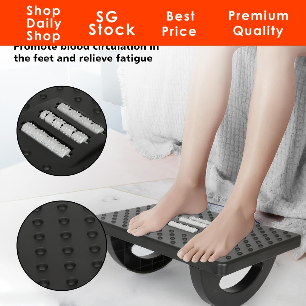 SDS 1Pc Foot Rest Under Desk, Office Desk Footrest,Rocking Foot Stool ...