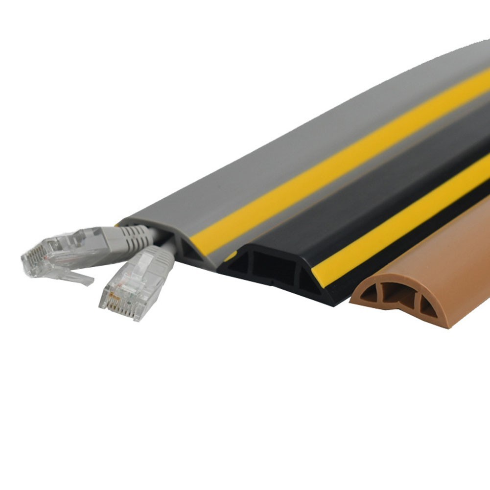 (DEAL) Power Cord Soft PVC Cover Floor Cable Protector Floor Cable ...