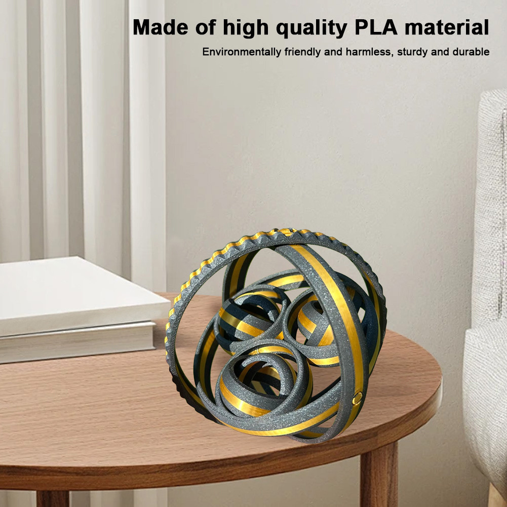 3D Printed Rotating Fidget Toy Stress Relief Spinner Desk Toy for Kids ...