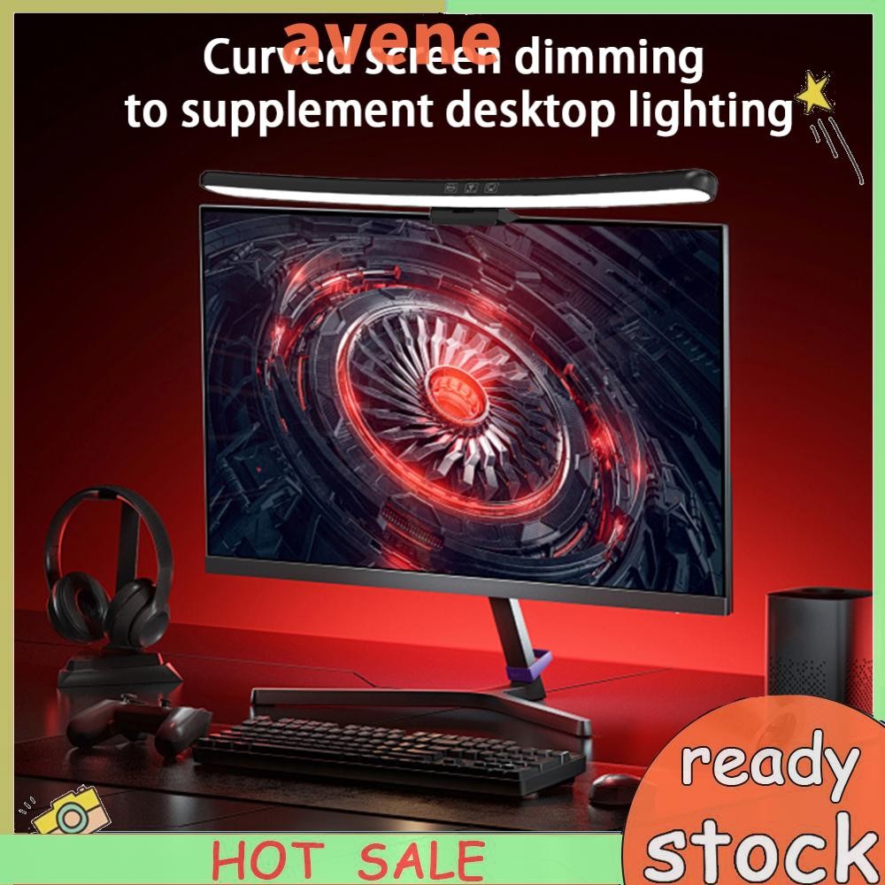 Curved Monitor Light Bar 3 Color Temperatures Stepless Dimming Screen ...