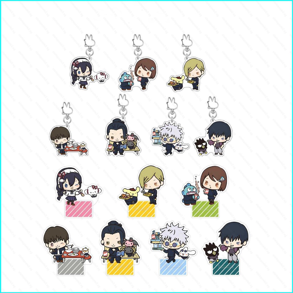 YB2 Jujutsu Kaisen Sanrio Satoru Gojo Geto Suguru mini acylic stands ...