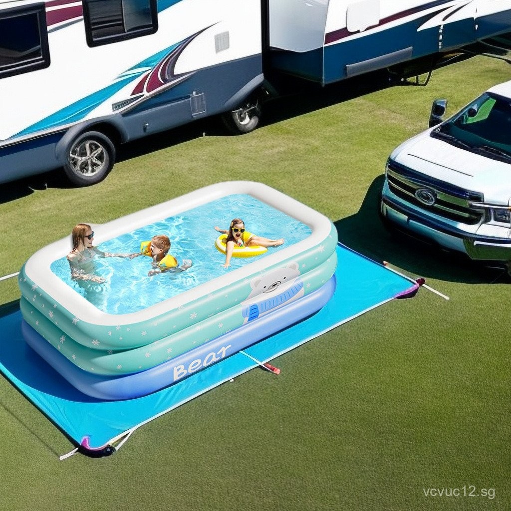 Portable Inflatable Pool for Children Outdoor Water Play Pool Swimming ...