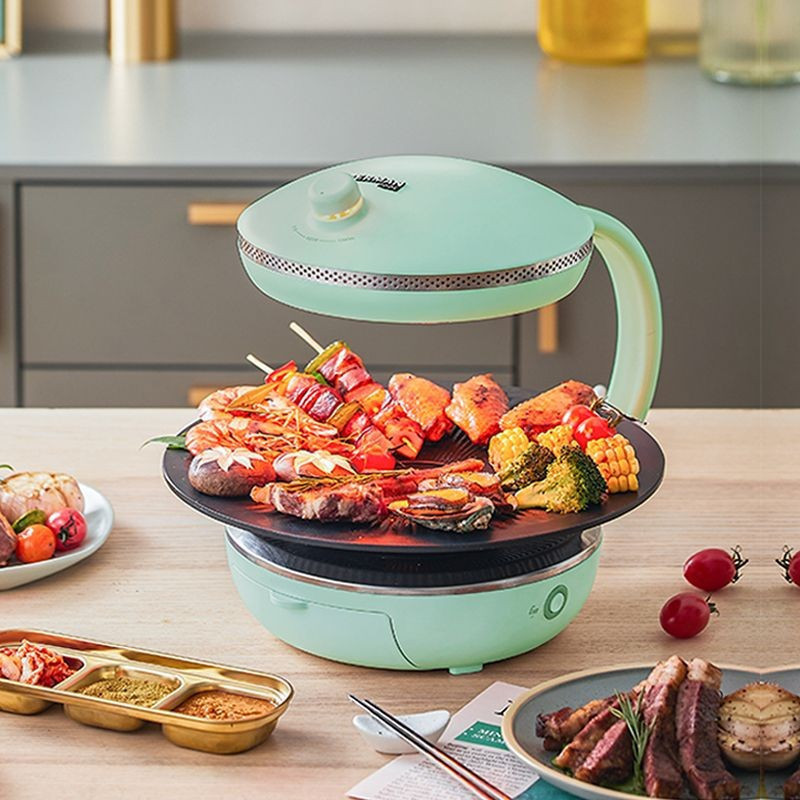 Straw Pool German Electric Grill Smokeless Indoor Fumeless Barbecue ...