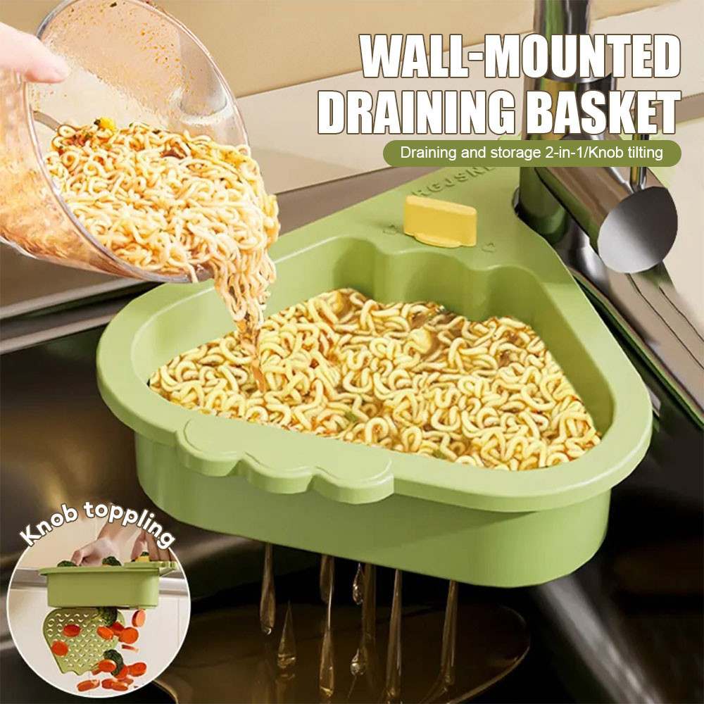Faucet Hanging Strainer,Self-Cleaning Sink Strainer Basket ...