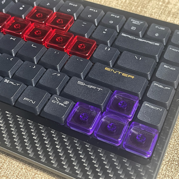 keycap ไทย pbt keycaps keycap Unengraved Transparent LCK PC Material ...