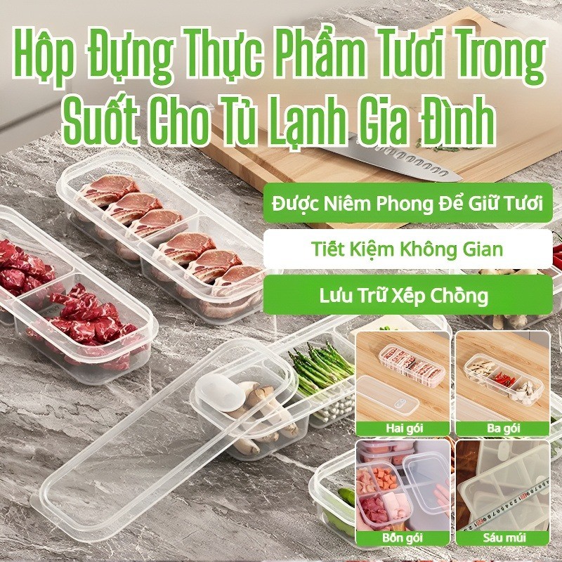 Transparent Fresh Food Container for Home Refrigerator/ Sealed Frozen ...