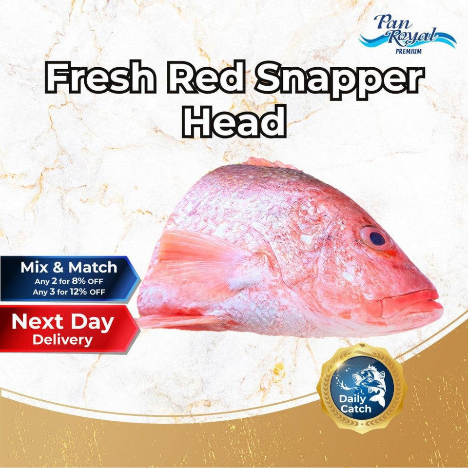 [PAN ROYAL] Fresh Red Snapper Half Head (500g +/-) | Shopee Singapore