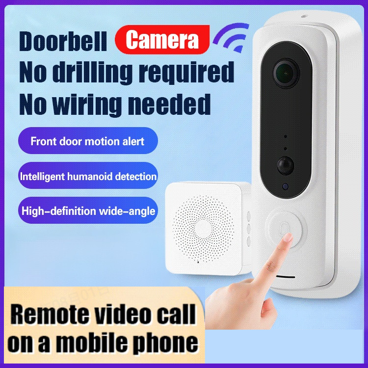 Wireless H6 Waterproof WIFI Video Smart Doorbell Mobile Phone Remote ...