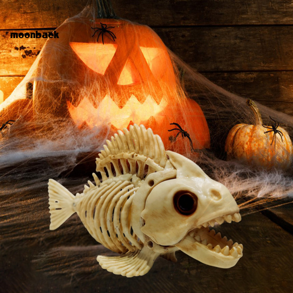 Bar Ornament Fish Bone Ornament Spooky Skeleton Fish Model for ...