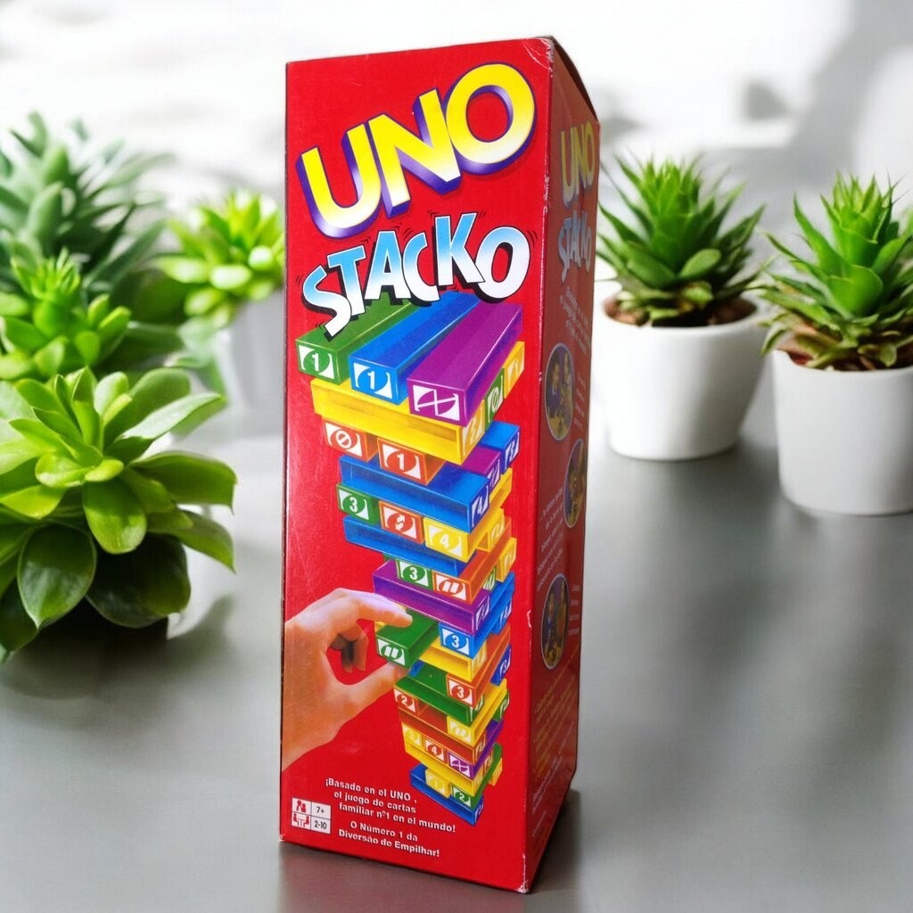 Plastic Building Collapsed Game Uno Stack | Shopee Singapore
