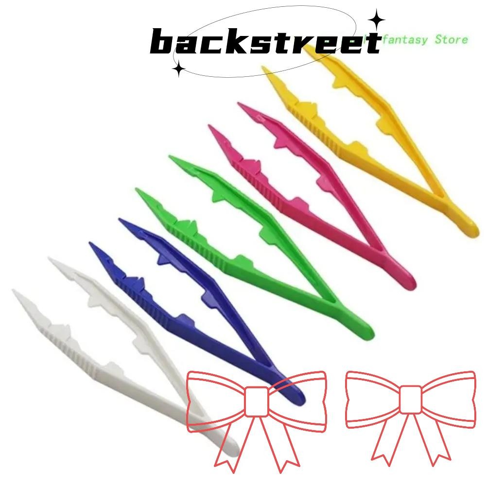 BACKSTREET Baby Tweezers Toy, Durable Plastic Plastic Beads Tweezer ...