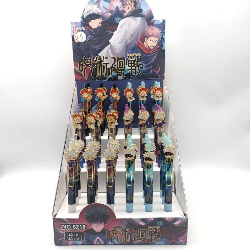 6Pieces New Anime Jujutsu Kaisen Gel Pen Cute Gojou Satoru Itadori ...