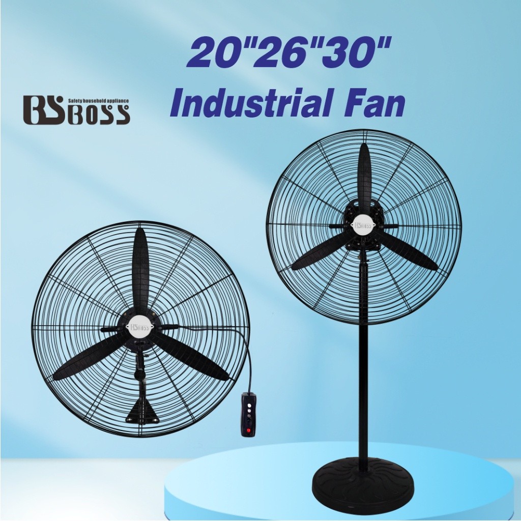 BSBOSS Industrial Fan 20/26/30 Inch Heavy Duty Wall Fan /Stand Fan ...
