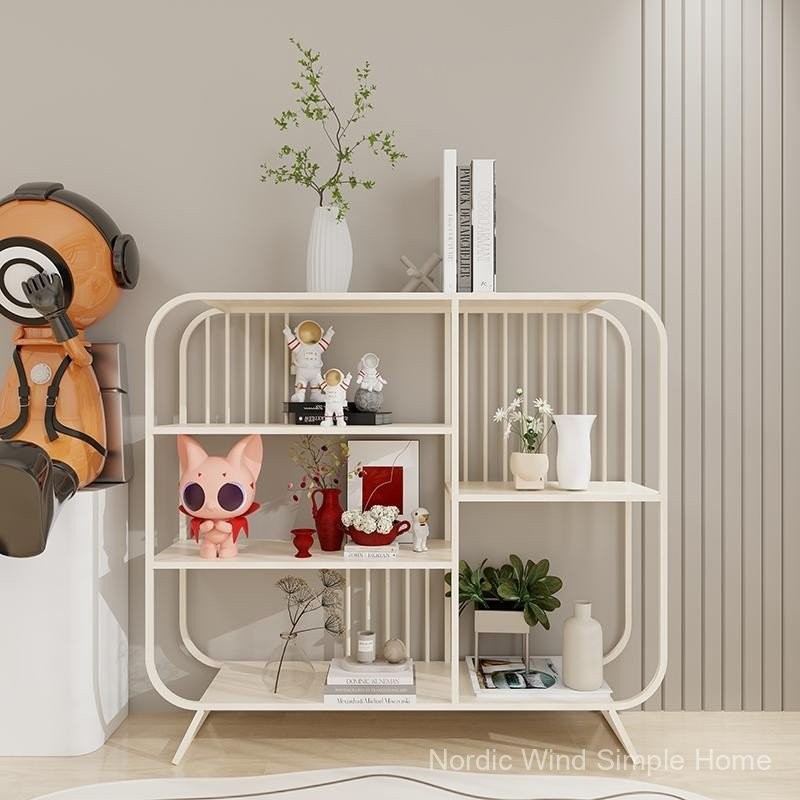Storage Rack Display Shelf Bookshelf Living Room Console Tables Nordic ...