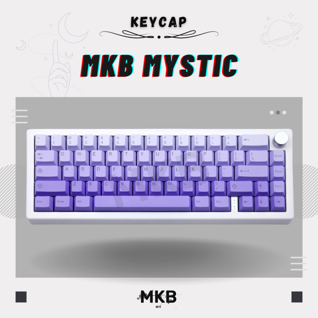 [READY STOCK] MKB Mystic PBT Cherry Profile Gradient Keycap Set for ...