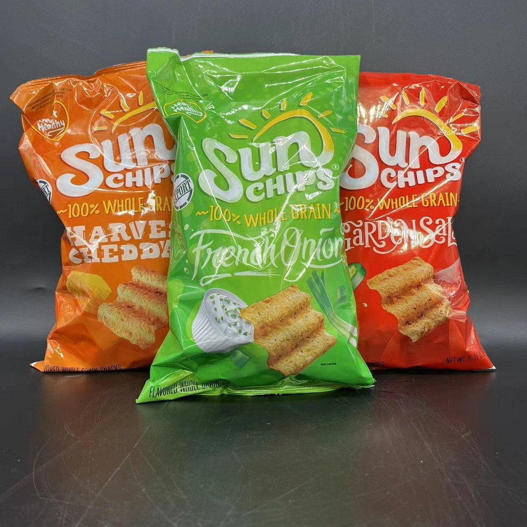 Leisure Sunshine WHOLE Oat Potato CHIPS Onion Cheese Corn CHIPS SUN ...