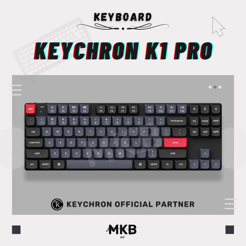 [READY STOCK] Keychron K1 Pro/ Max Wireless Keyboard TKL Low Profile ...