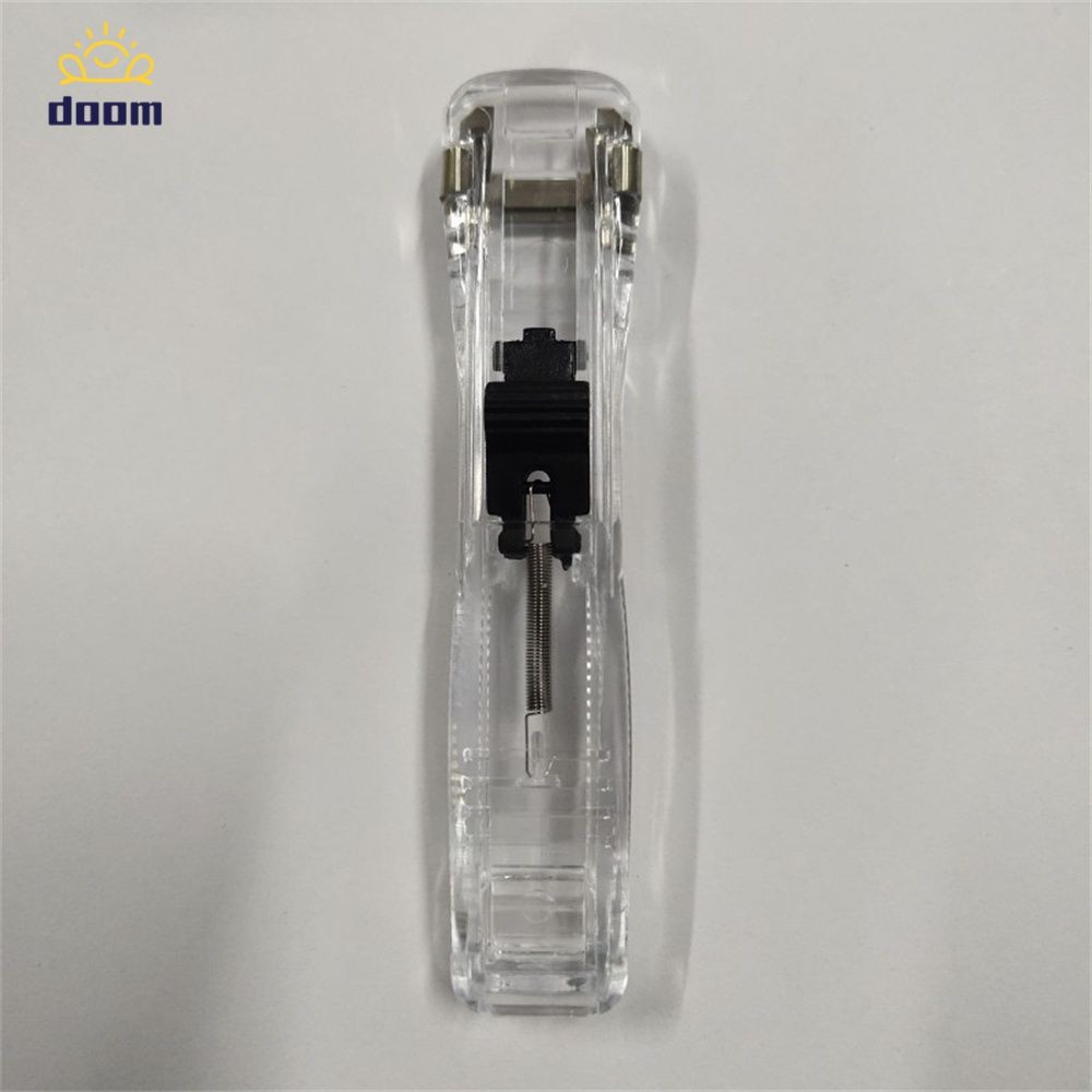 Hand Clamp Stapler Orderly Storage Transparent Pusher Supplement ...