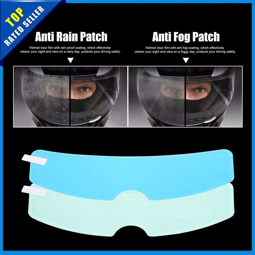 Motorcycle Helmet Anti-fog Waterproof Film Universal Racing Clear Anti ...