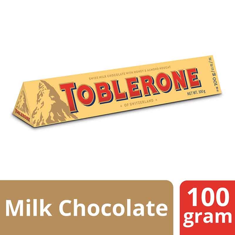 Toblerone Milk Chocolate, 100g | Shopee Singapore