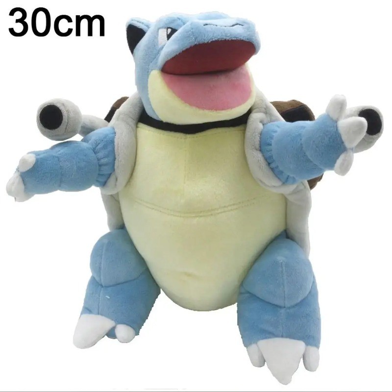 30cm Cartoon Pokemon Blastoise Plush Stuffed Doll Anime Blastoise ...
