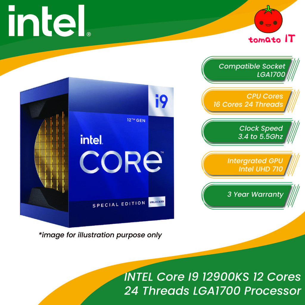 Intel Core I9-12900KS LGA1700 Intel 12th Gen Processor | Shopee Singapore