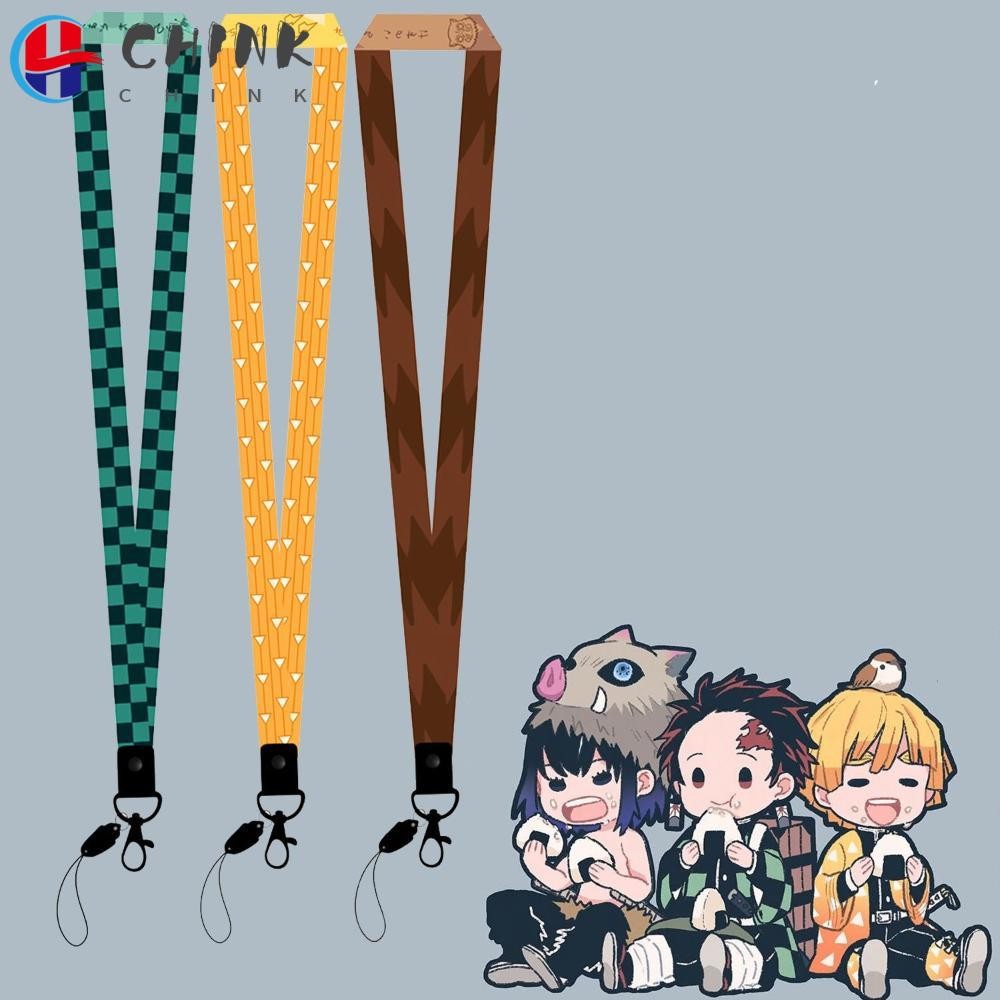 CHINK Demon Slayer Hanging No Yaiba Anime ID Card Holder Kimetsu ...