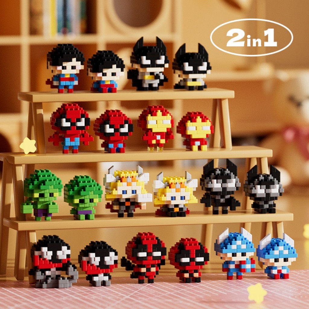 Lego Marvel Minifigure Building Block Gifts for Children Lego Mini ...