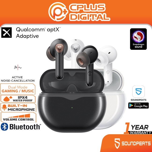 SoundPEATS Air4 Pro Wireless Earbuds with Snapdragon Sound AptX Adaptive Lossless, QCC3071with ...