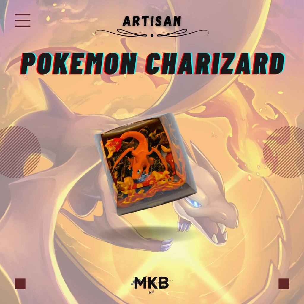 [READY STOCK] Artisan Pokemon Keycap for Mechanical Gaming Keyboard ...