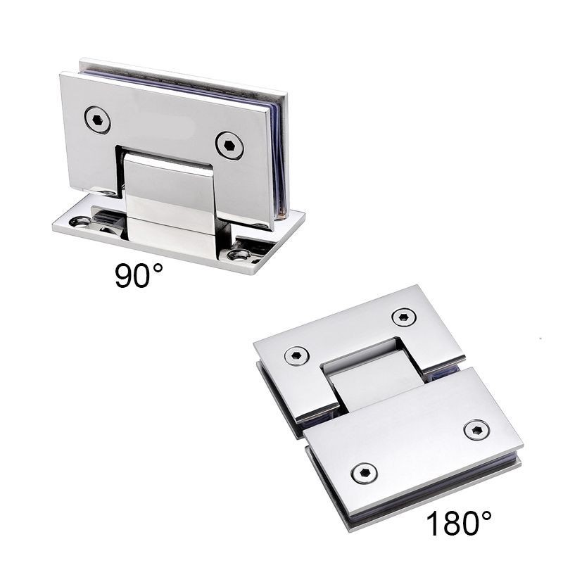 Shower hinge bathroom clip shower clamp Glass door hinge shower screen ...