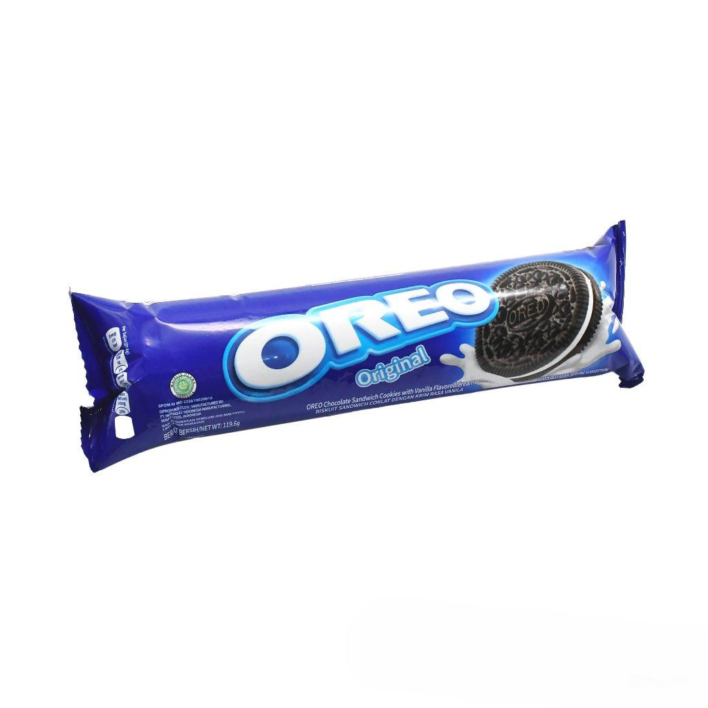 Oreo Chocolate Sandwich Cookies with Vanilla Cream (119.6g) | Shopee ...