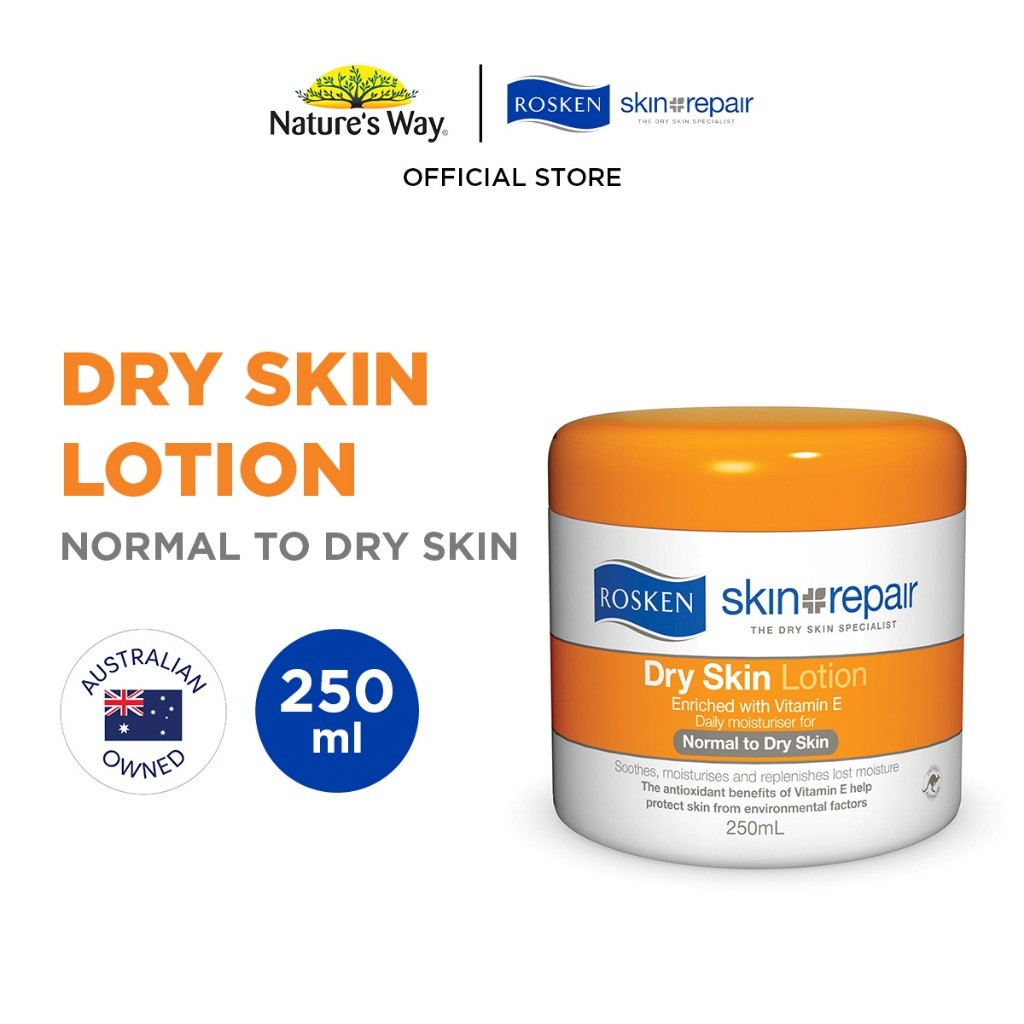 Rosken Skin Repair Dry Skin Lotion 250ml | Shopee Singapore