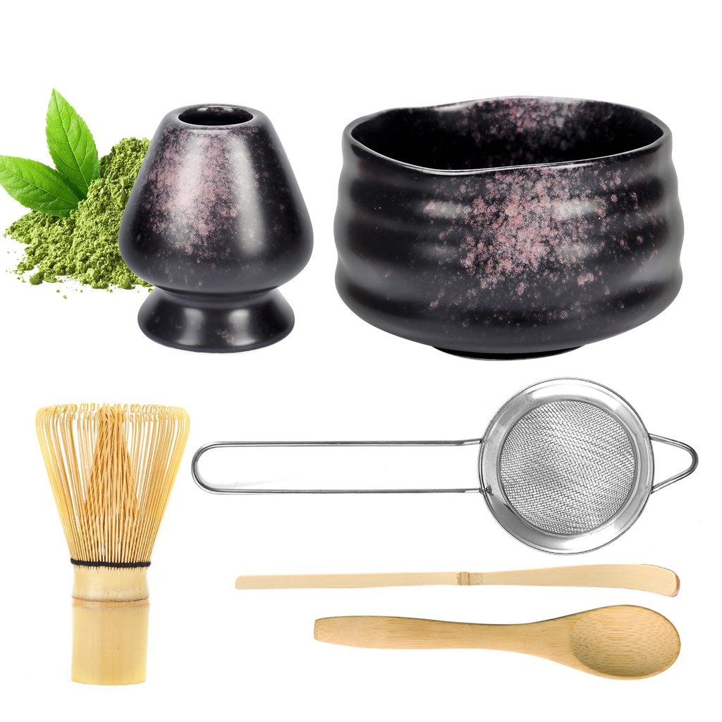 YTCYKJ 6-Piece Matcha and Japanese Tea Ceremony Set - Traditional ...