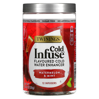 Twinings, Cold Infuse, Flavoured Cold Water Enhancer, Watermelon & Mint ...