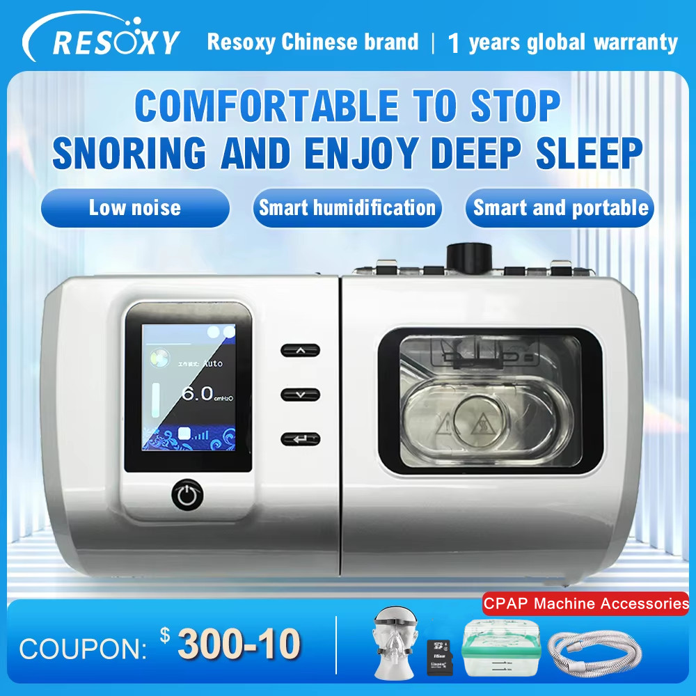 Auto CPAP Machine Portable Breathing Machine with Humidifier Mask, 2.8 ...
